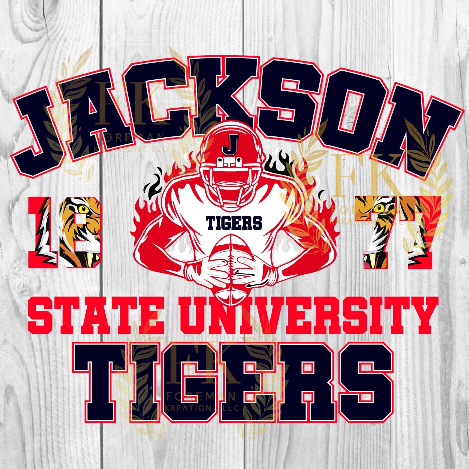 Red Jackson State University Tigers 1877, Jackson State University Png ...