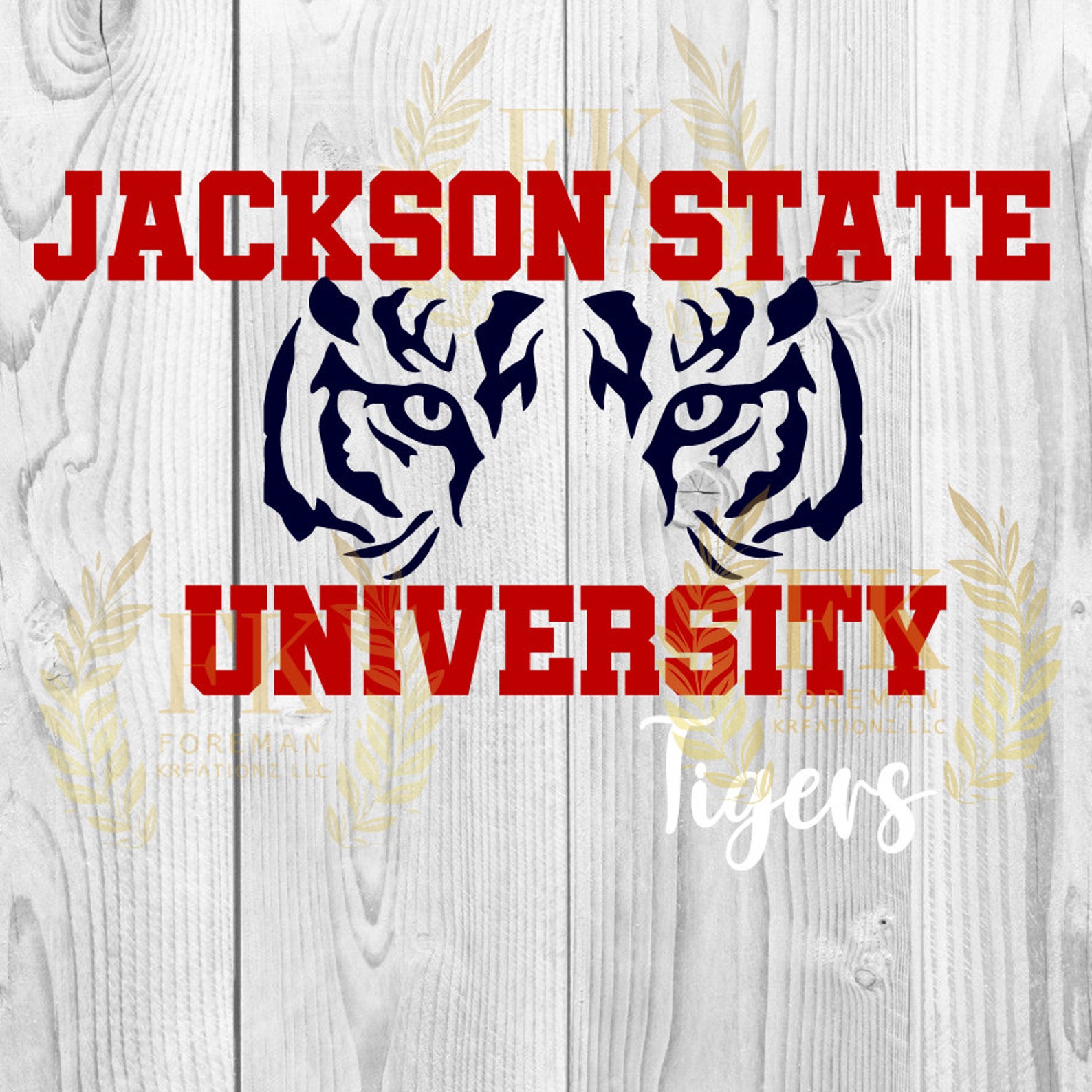 Thee Jackson State University Tigers Bundle JSU Tigers Arch - Etsy