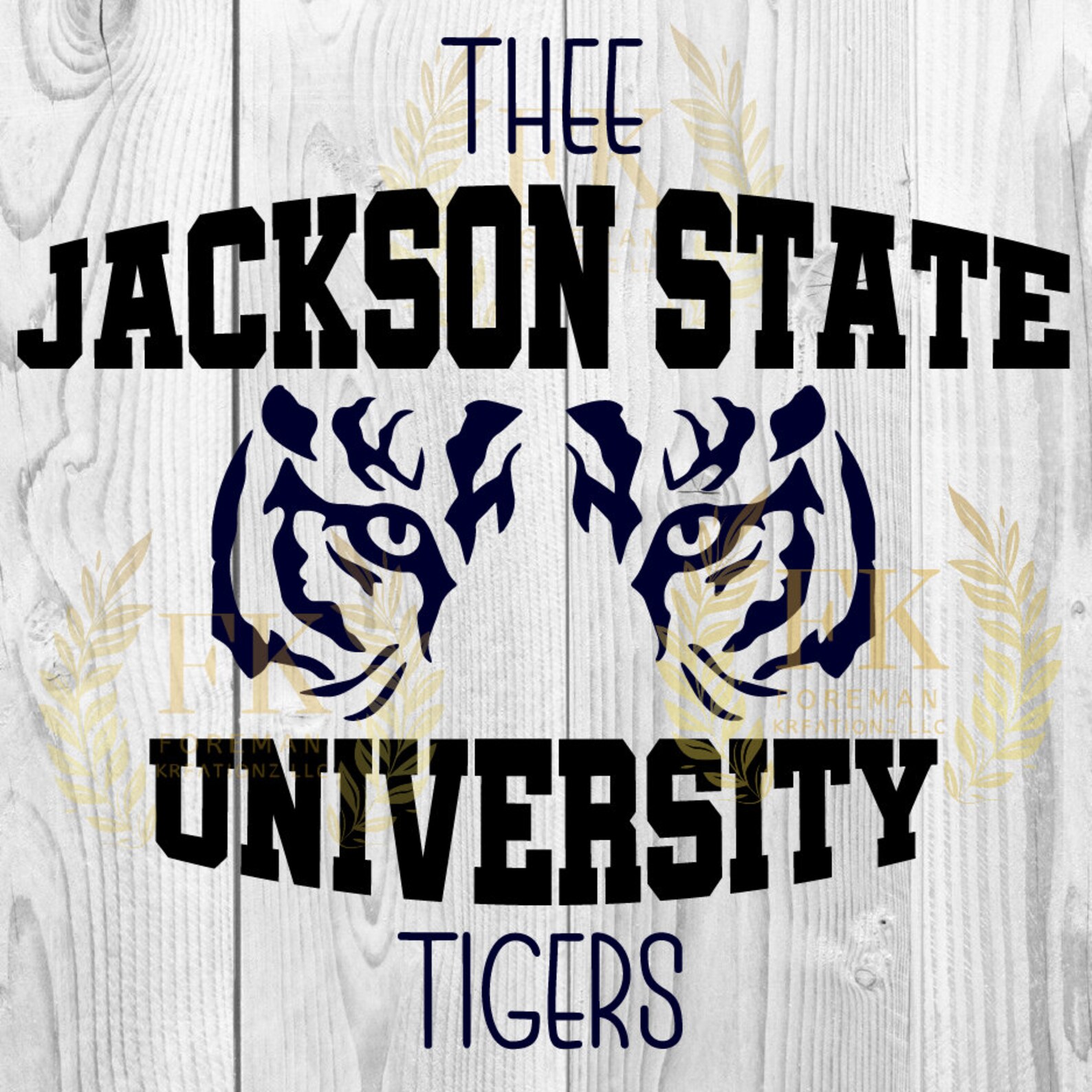 Thee Jackson State University Tigers Bundle JSU Tigers Arch - Etsy