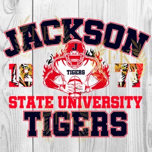 Red Jackson State University Tigers 1877, Jackson State University Png ...