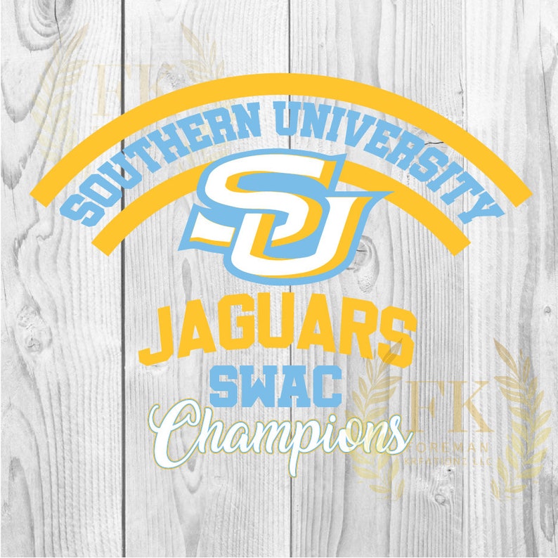 Southern University SVG Jaguars HBCU Digital Swac Champion - Etsy