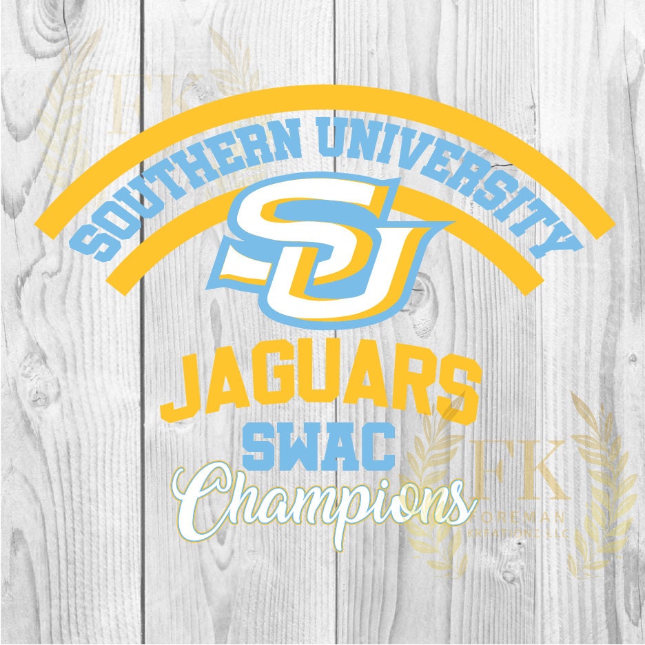 Southern University SVG Jaguars HBCU Digital Swac Champion - Etsy