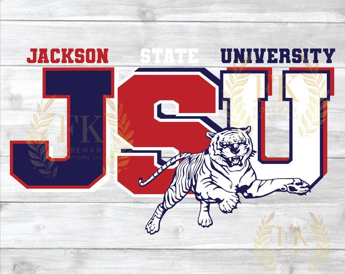 THEEILOVE Jackson State University SVG, Hbcu Digital Design, Jackson ...