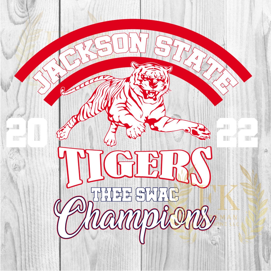 Thee Swac Champs With Tiger Logo Svg Jackson State University - Etsy