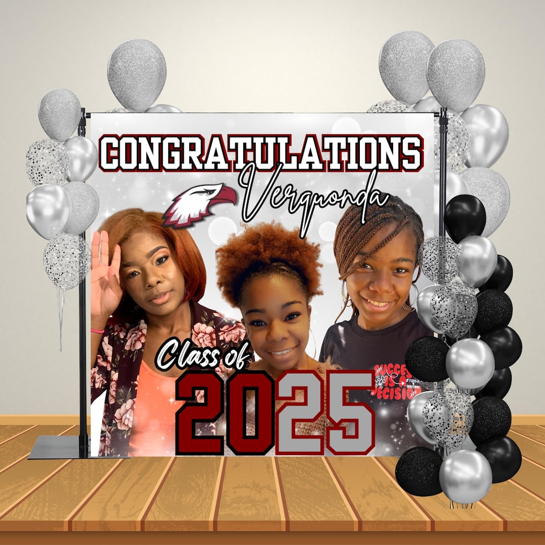 Graduation Banner Template 8 X 8 or 10 X 10, Banner Template ...