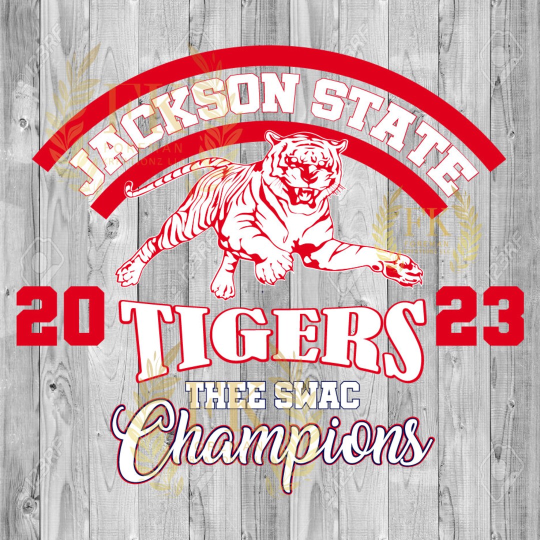 Thee Swac Champs con Tiger Logo Svg, Jackson State University SVG, 2023 ...