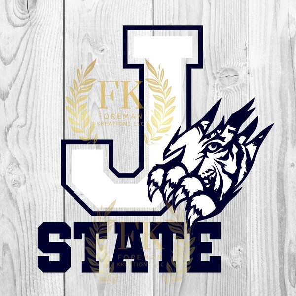 Jackson State University Svg - Etsy
