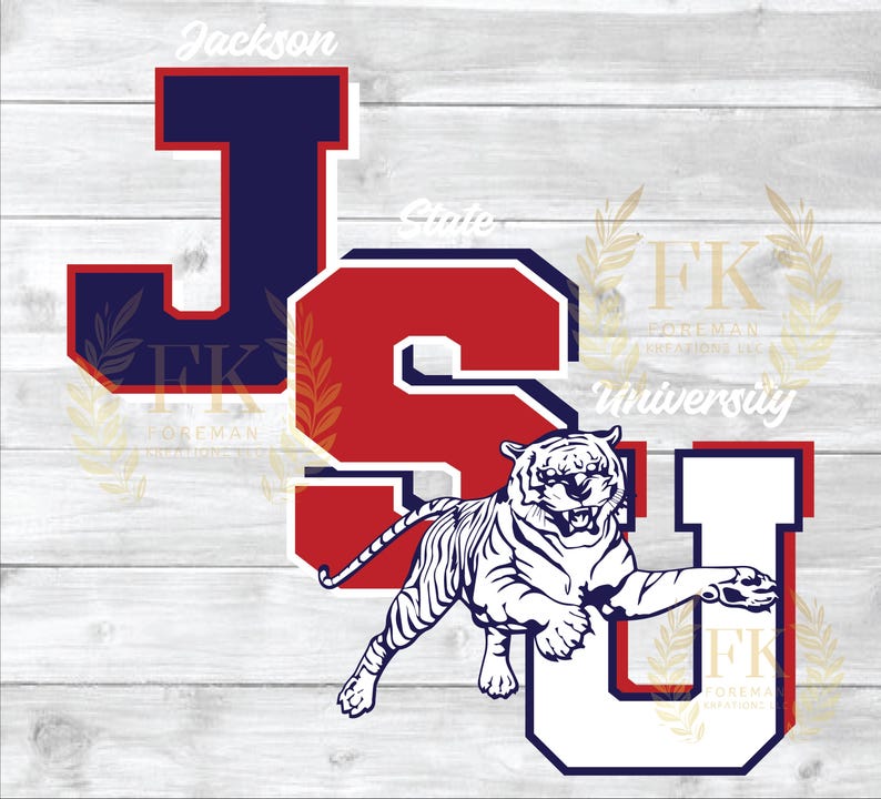 THEEILOVE Jackson State University SVG, Hbcu Digital Design, Jackson ...