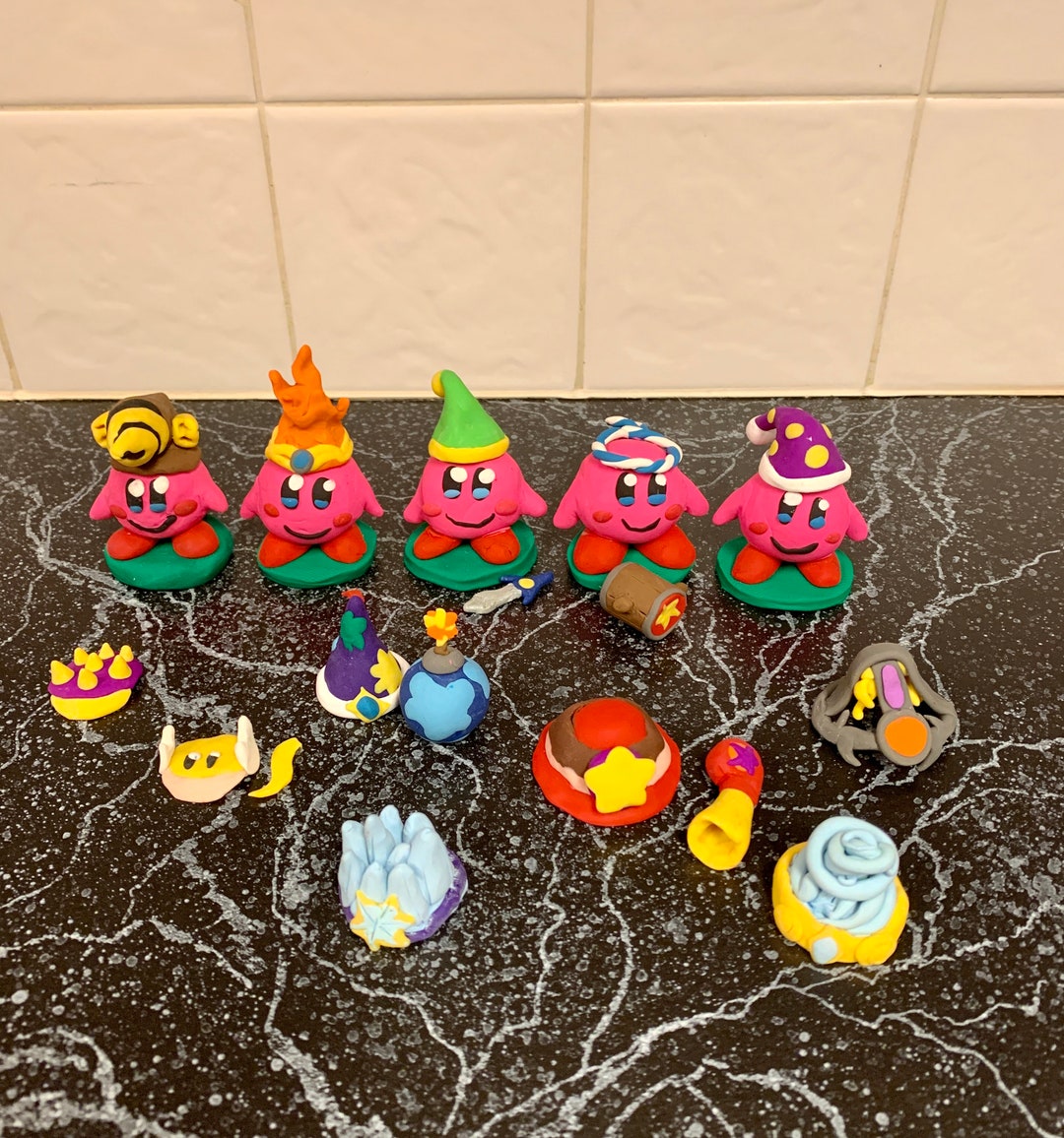 Kirby and the Forgotten Land Gotcha Machine Base Abilities hand ...