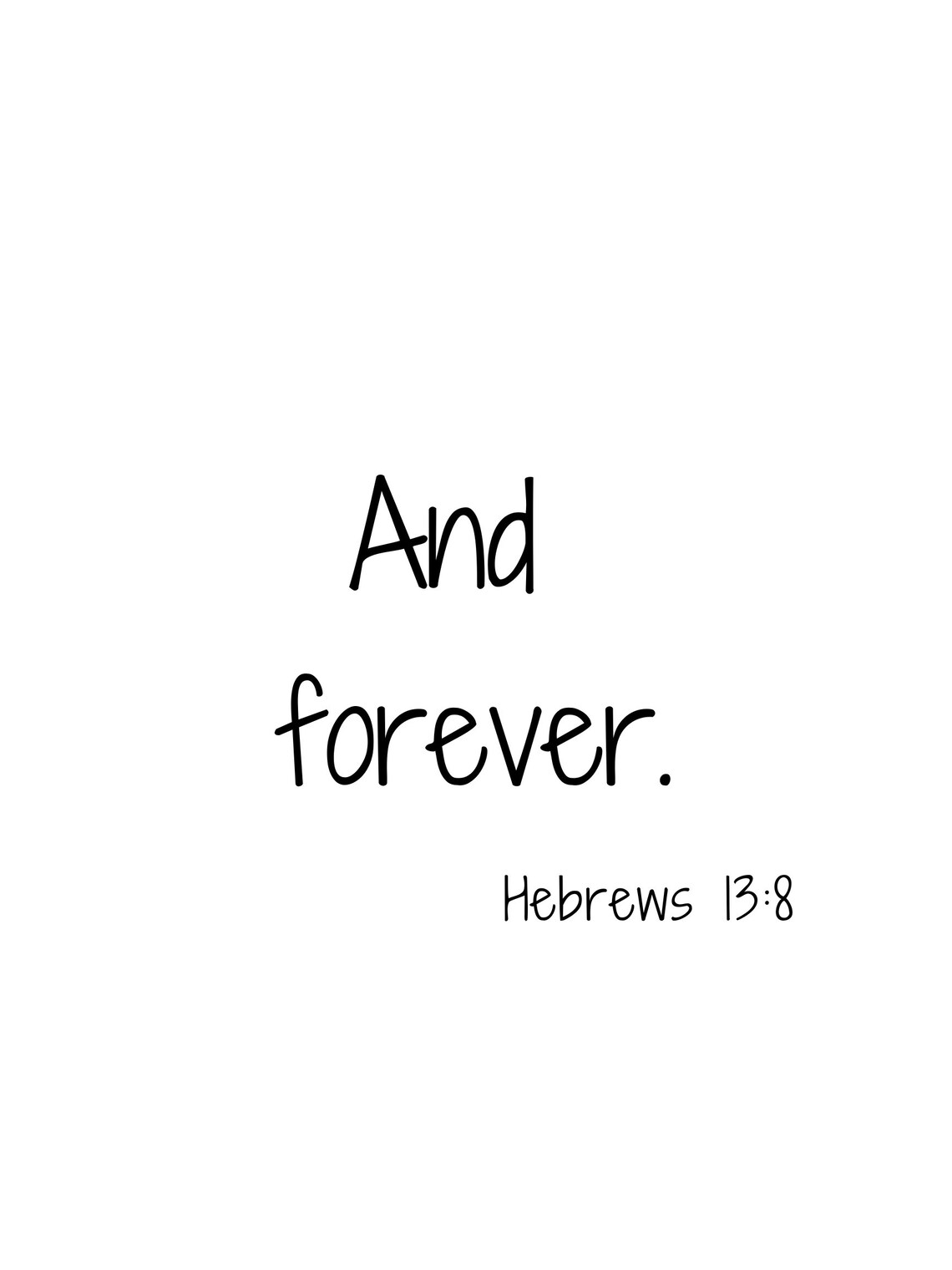 Digital Printable Bible Verse Poster Set Hebrews 13:8 3 - Etsy