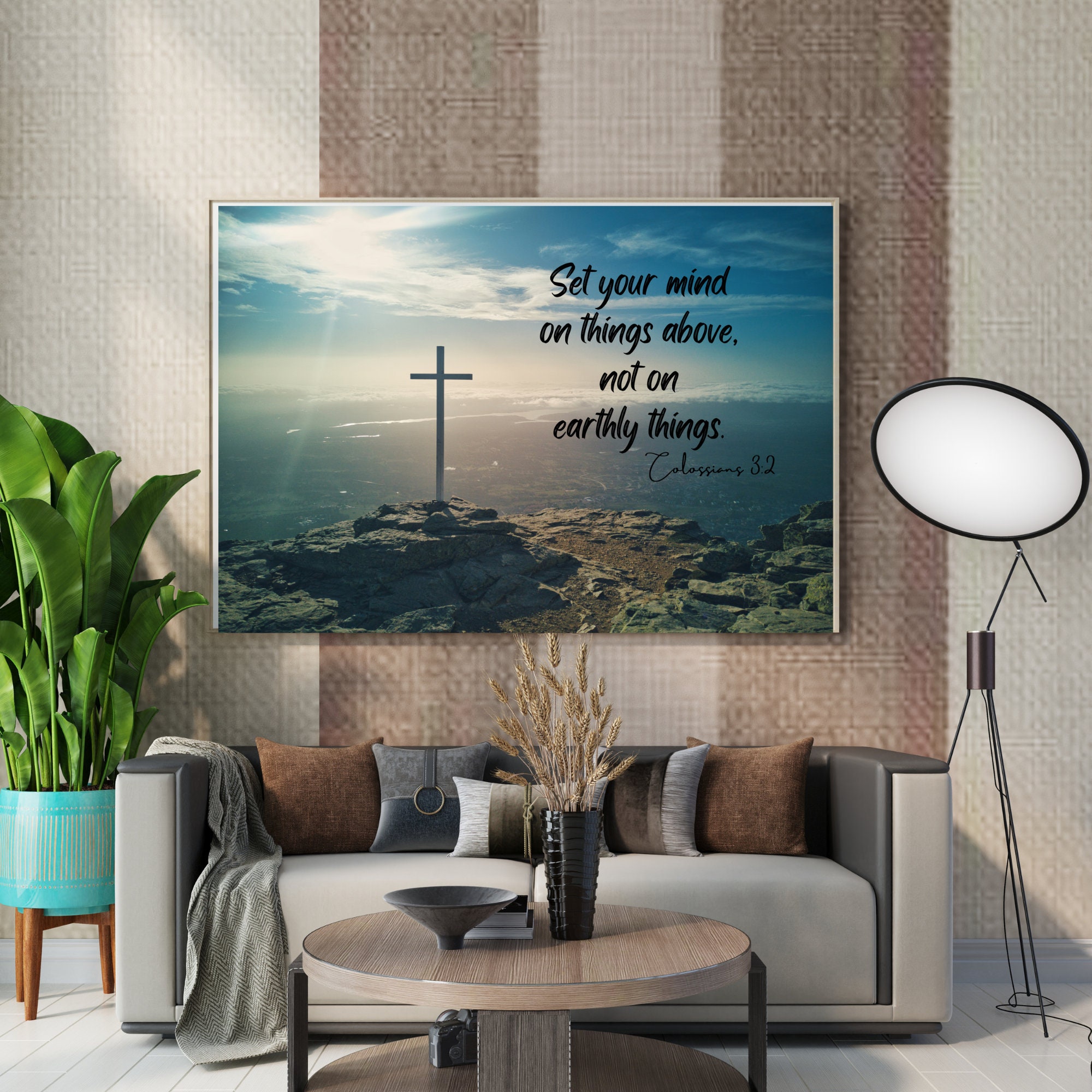 Christian Wall Art Colossians - Etsy