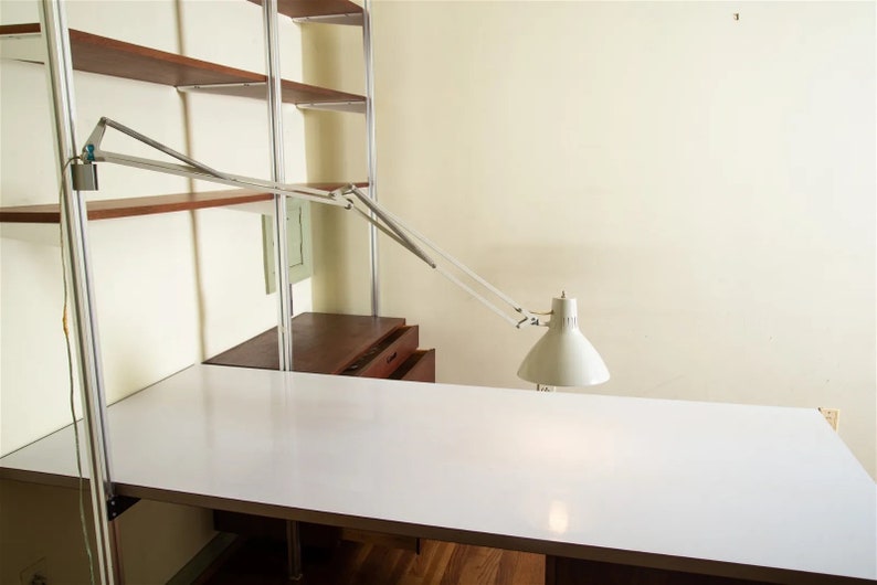 George Nelson OMNI Wall Unit Desk With Drawers - Etsy