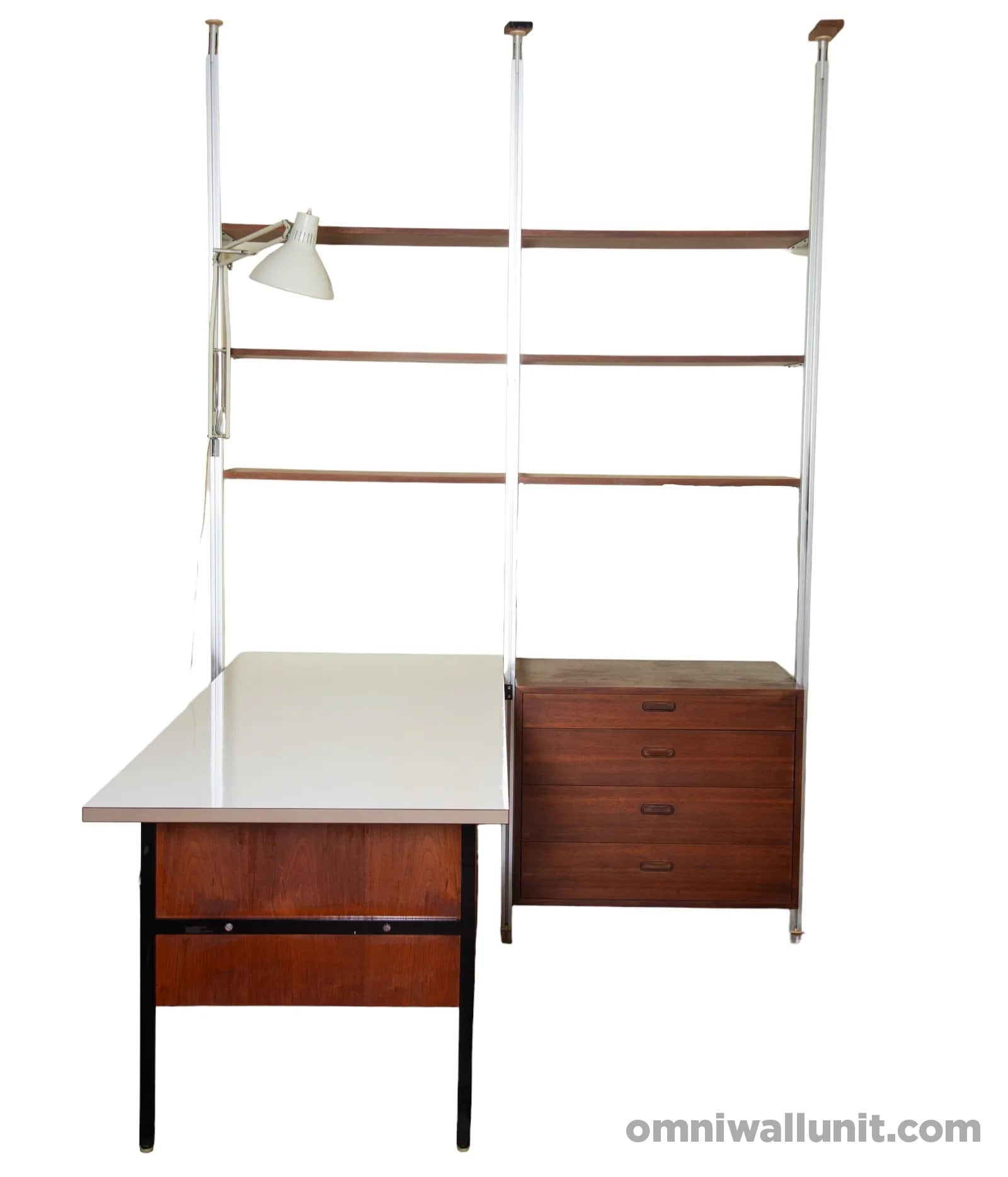 Original George Nelson OMNI Wall Unit Pole Natural Silver 94" - Etsy