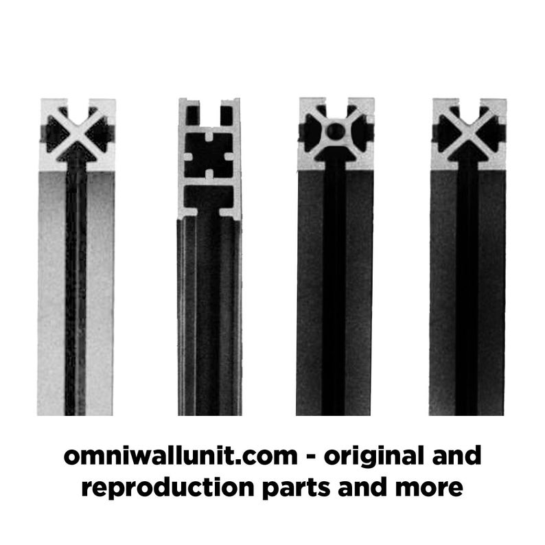 Original George Nelson OMNI Wall Unit Pole Natural Silver 94" - Etsy