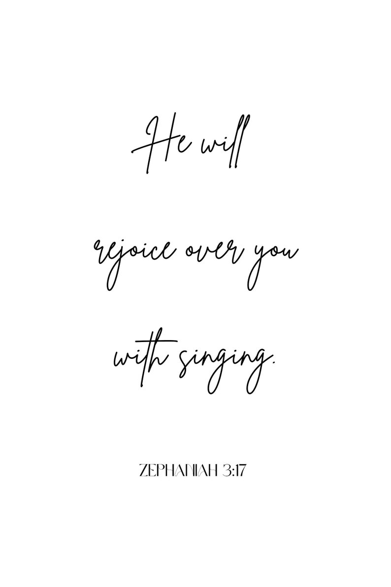 He Will Rejoice Print, Printable Art, Christian Art, Wall Art, Minimal ...