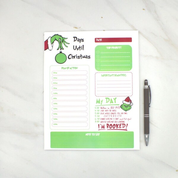Grinch Note - Etsy