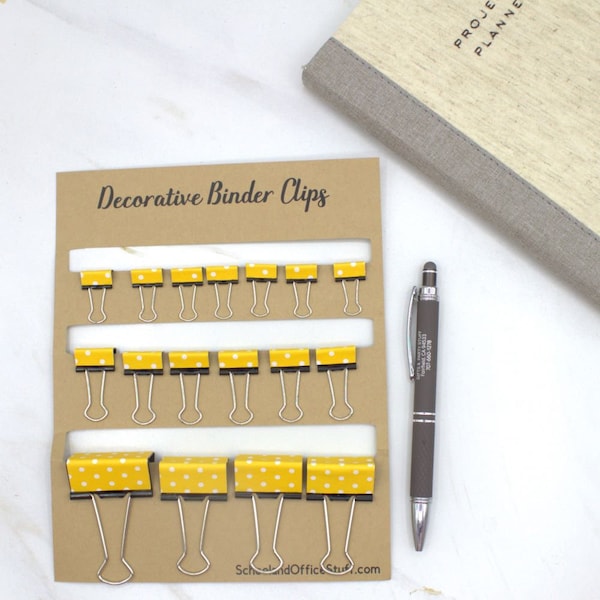 Binder Clips - Etsy