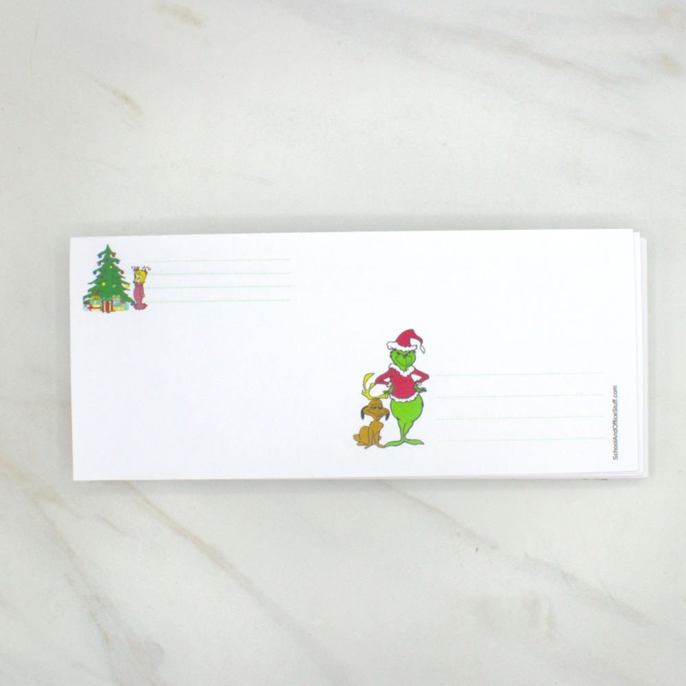 Grinch Letter Envelope, Letter Writing Set, 15 Envelope, Personalized ...