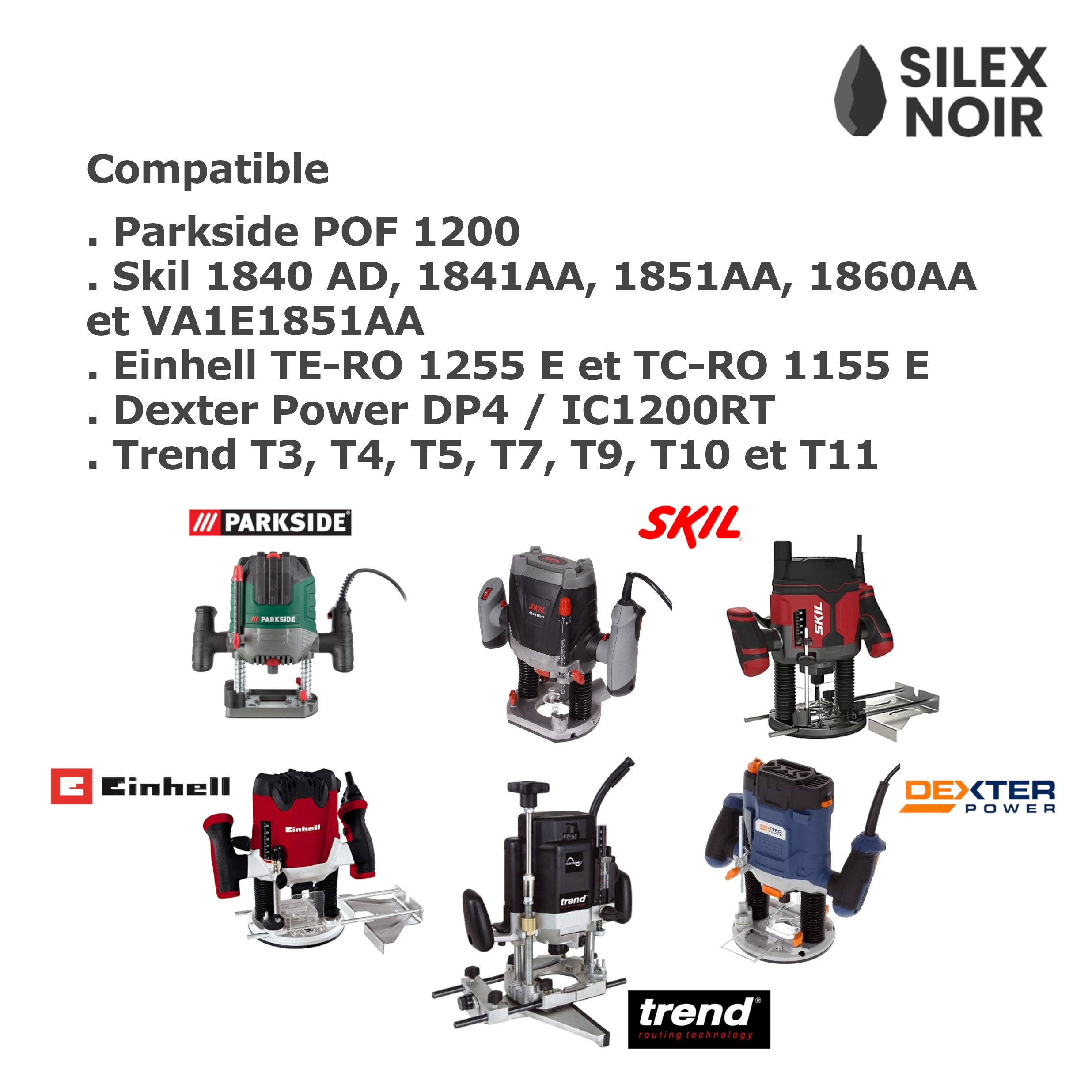 Parkside, Skil, Einhell, Trend, Dexter Power - Copying Ring Guide for ...