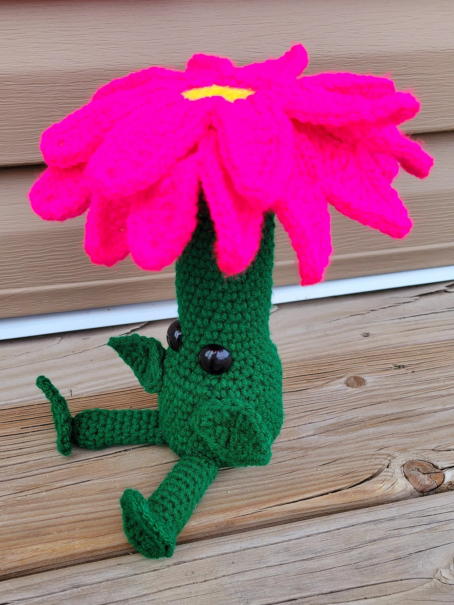 Crochet Flower finished Product, Amigurumi Flower, Flower Plush, Flower ...