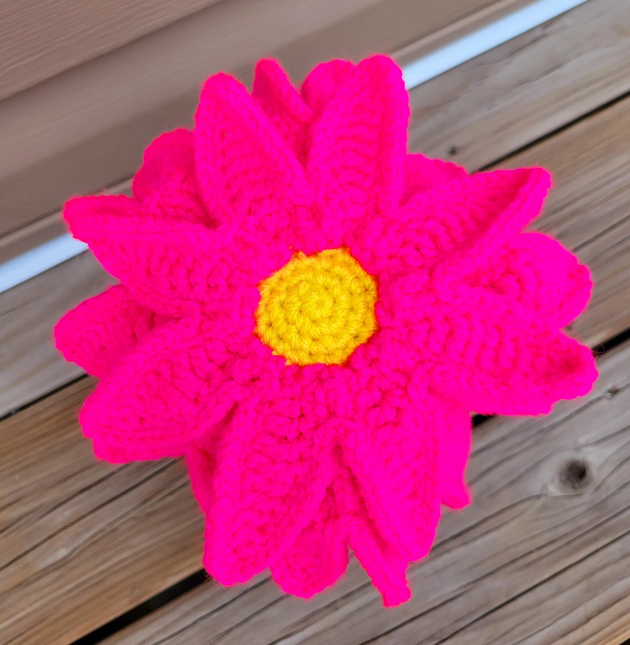 Crochet Flower finished Product, Amigurumi Flower, Flower Plush, Flower ...