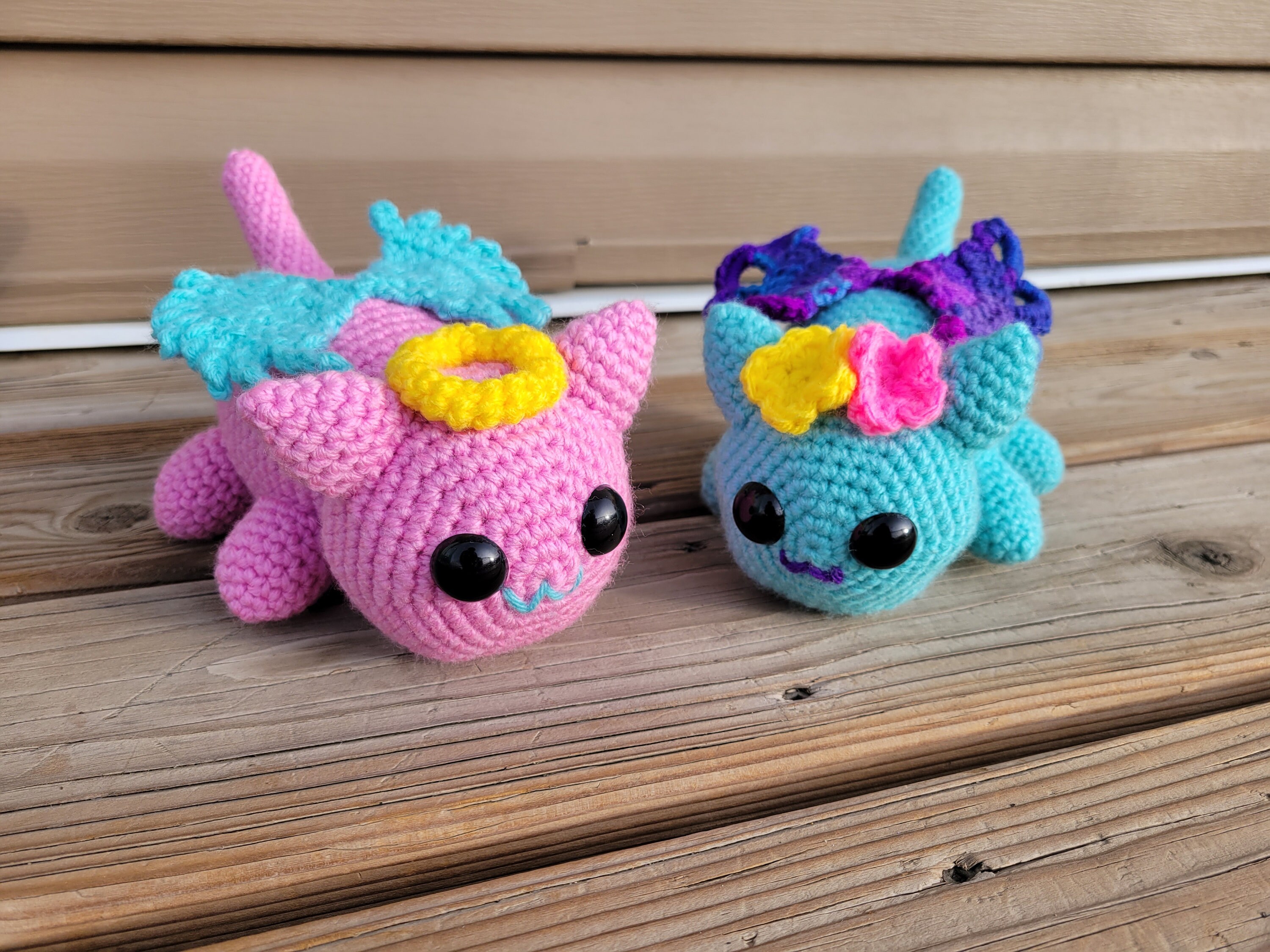 Butterfly Fairy Meow Cat and Angel Meow Cat Toy Crochet Pattern, Cat ...