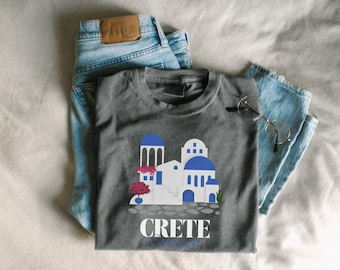 Crete Greece T-shirt unisex / Hellenic Republic Greek Gift - Etsy
