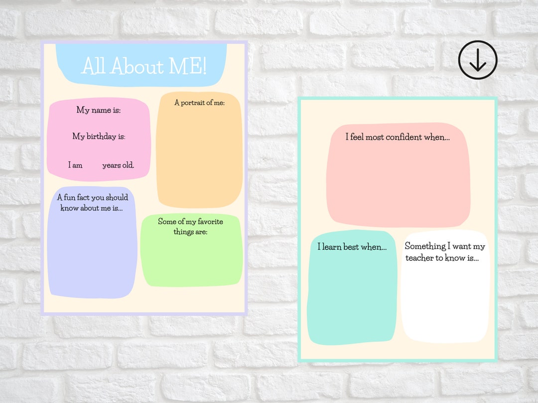 All About ME Taylor Swift Get to Know Students Classroom - Etsy