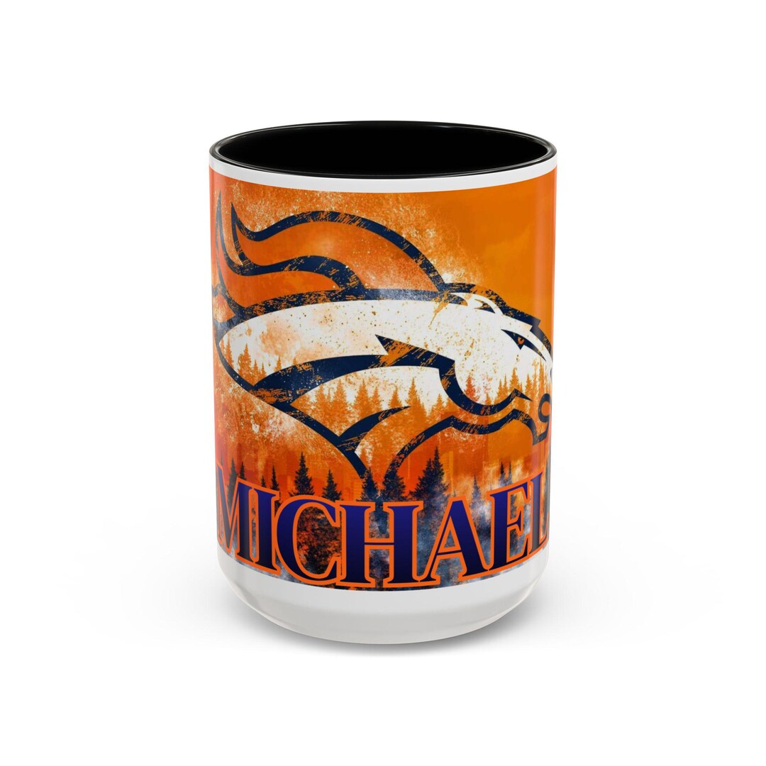 Denver Broncos "michael" Coffee Mug | Tea | Hot Chocolate Cup - Etsy