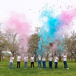 Extra Large Gender Reveal Confetti 24", Pink Blue Gender Reveal ...