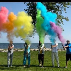 Rainbow Biodegradable Powder Poppers – Party Celebration Send-off - Etsy