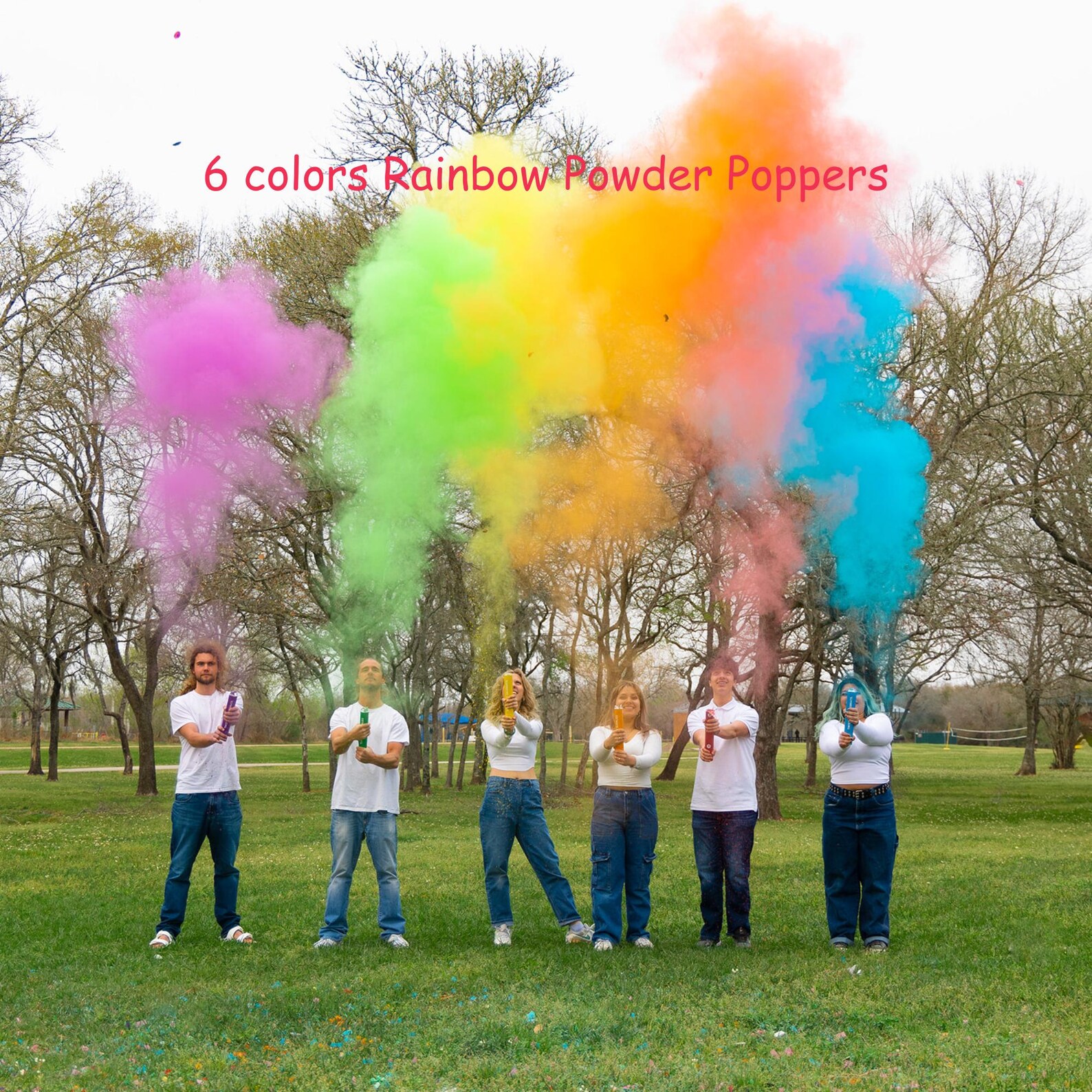 Rainbow Biodegradable Powder Poppers – Party Celebration Send-off - Etsy