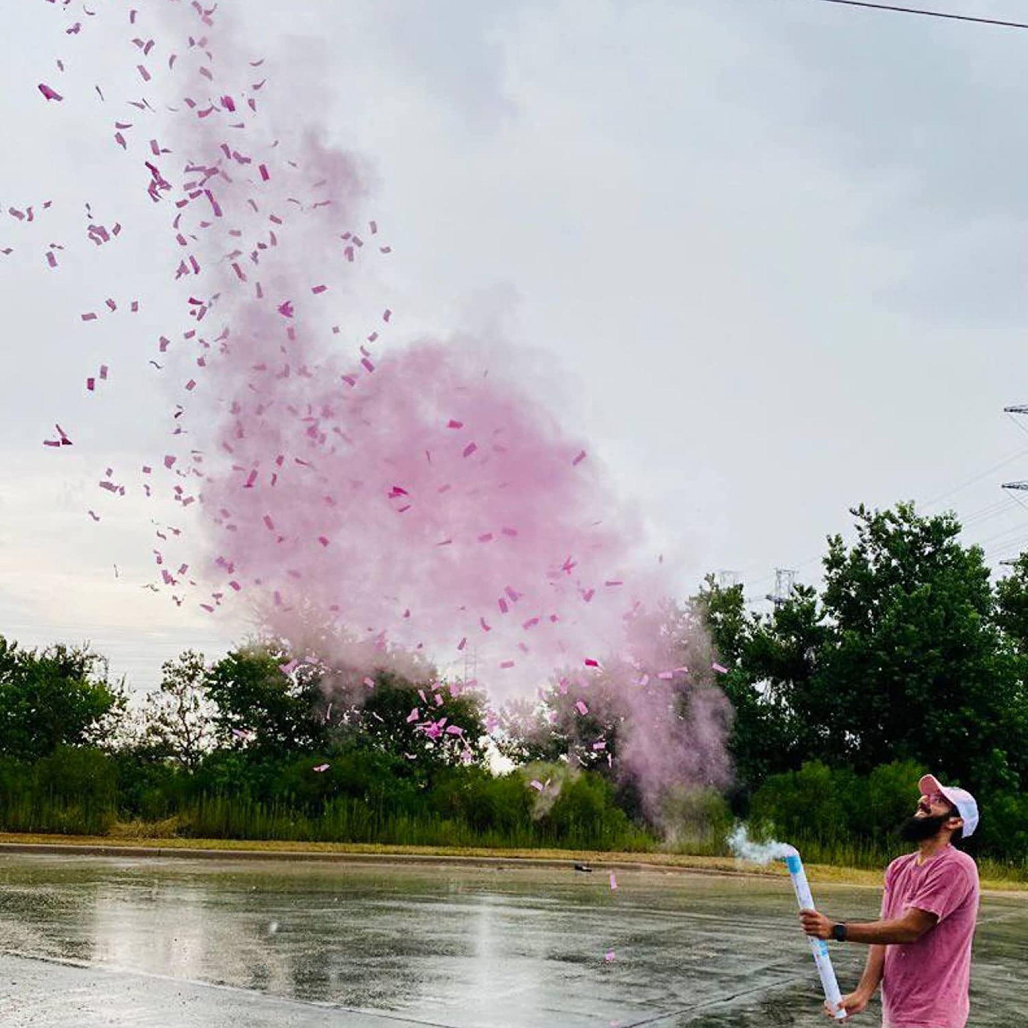 Extra Large Gender Reveal Confetti 24", Pink Blue Gender Reveal ...