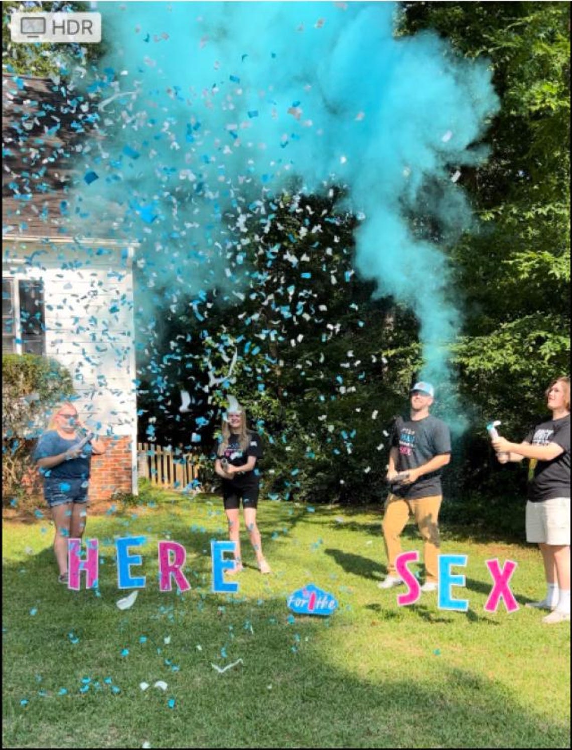 Pink & Blue Gender Reveal Confetti 12", Gender Reveal Confetti and ...