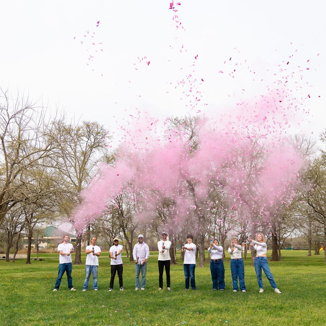 Biodegradable Gender Reveal Confetti & Powder Combo, 2-piece - Etsy