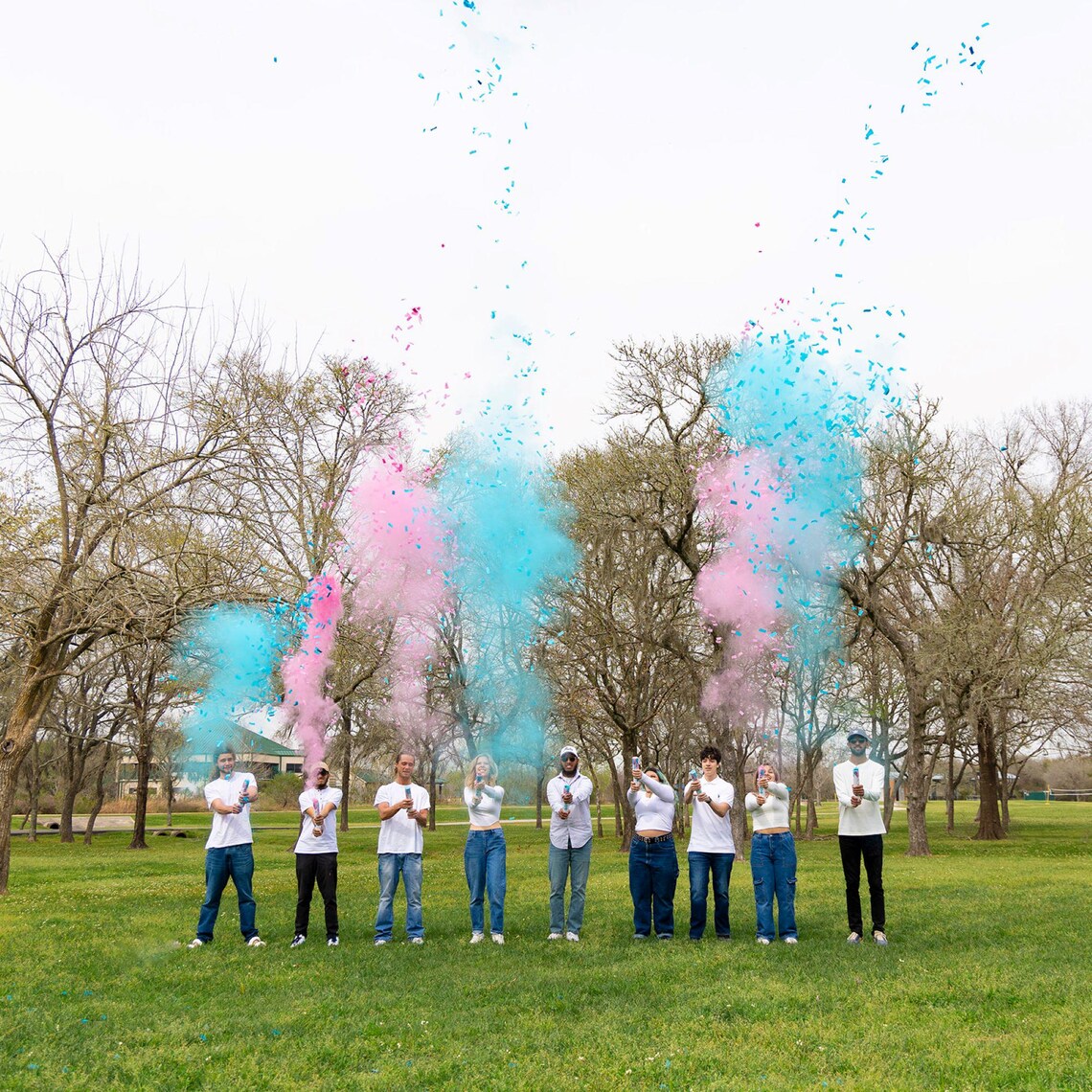 Pink & Blue Gender Reveal Confetti 12", Gender Reveal Confetti and ...
