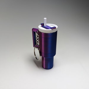 Very Cute Stanley Tumbler Style Keychain With Removable Lid - Etsy