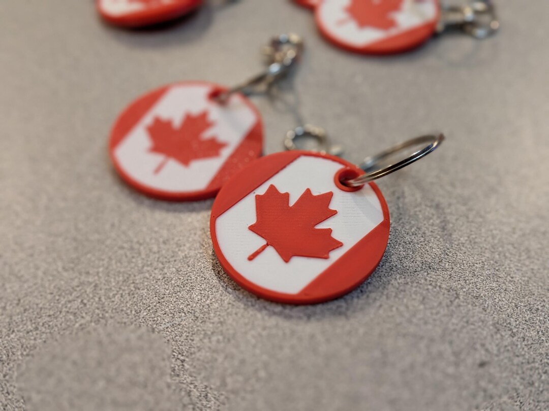 Canada Maple Leaf Keychain - Etsy Canada
