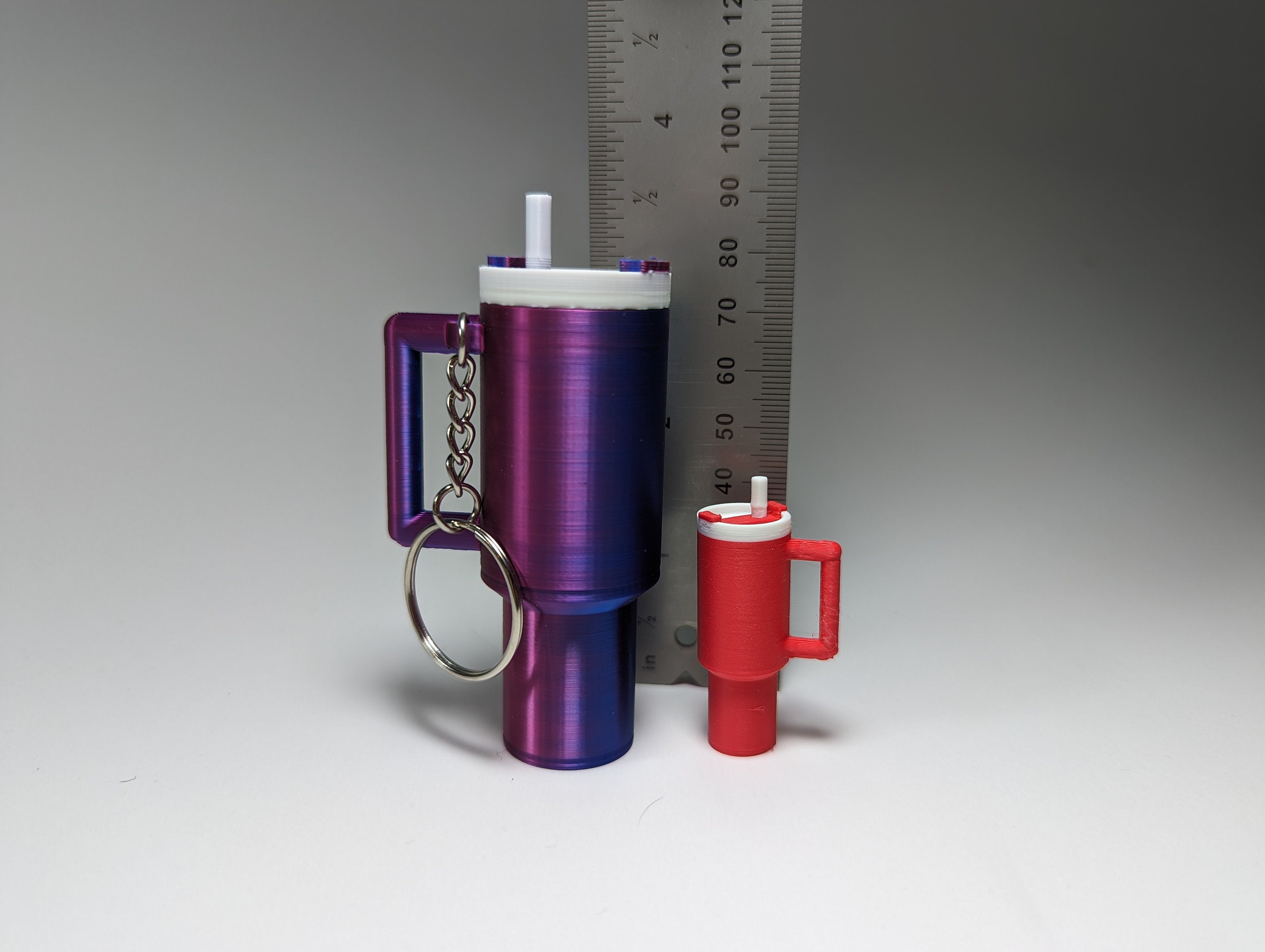 Very Cute Stanley Tumbler Style Keychain With Removable Lid - Etsy