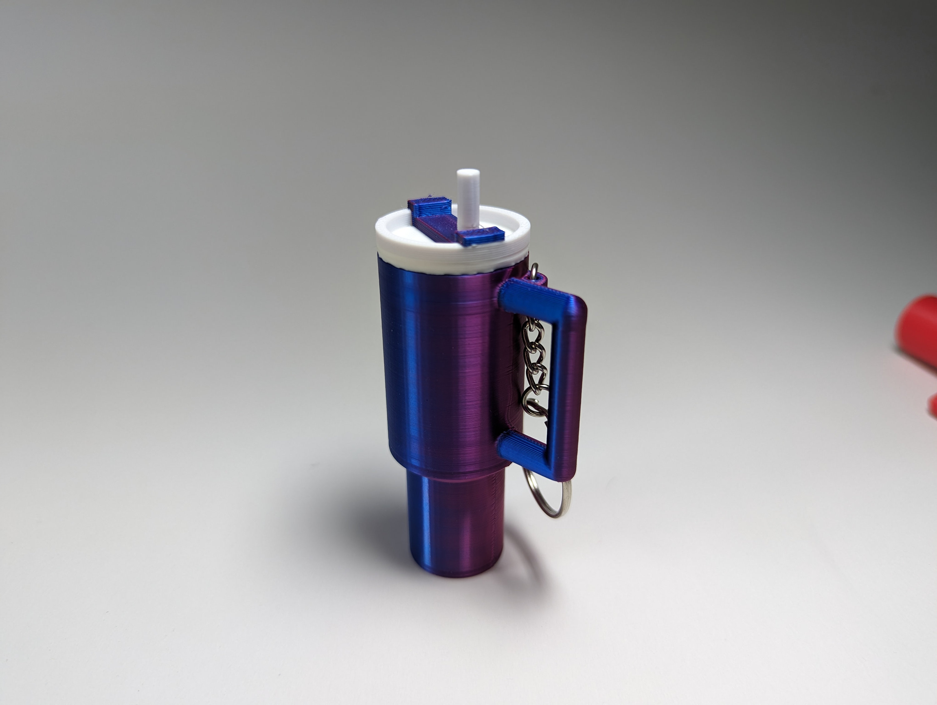 Very Cute Stanley Tumbler Style Keychain With Removable Lid - Etsy