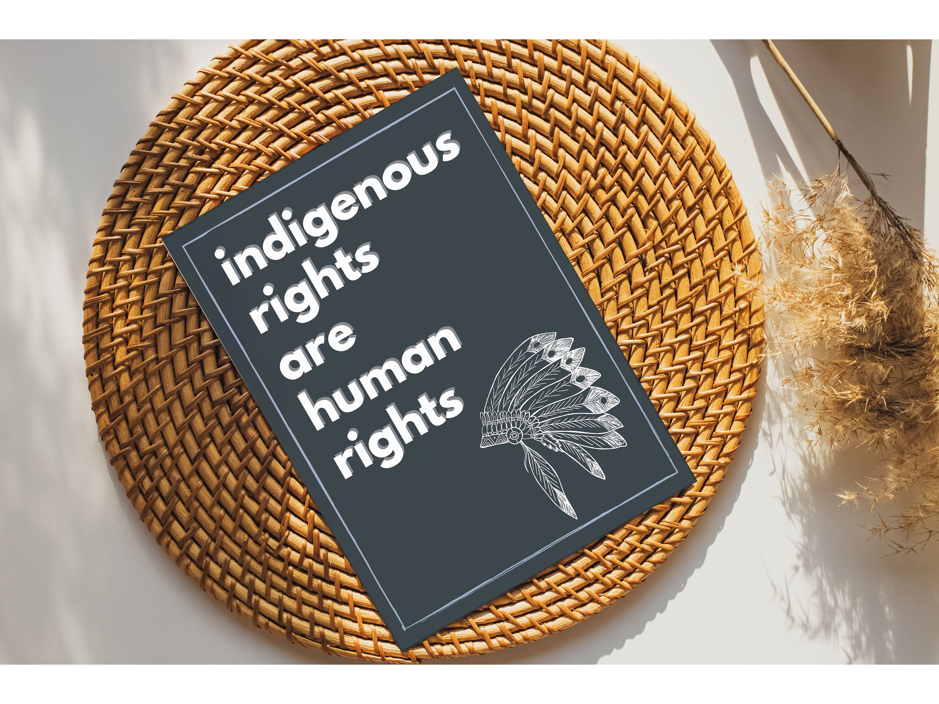 Indigenous Rights Are Human Rights Art Print - Digital Download - Etsy ...