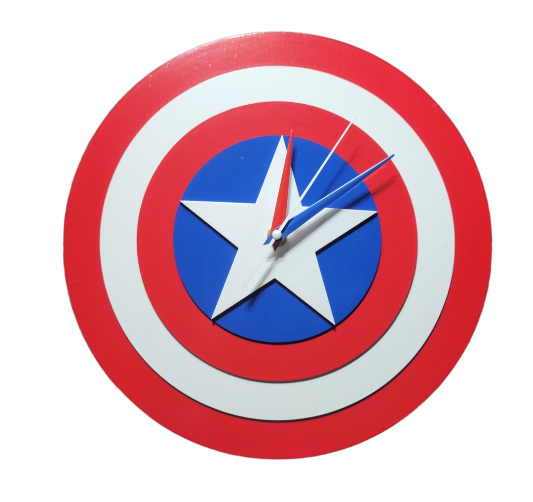 U.S.A. Shield Clock - Etsy
