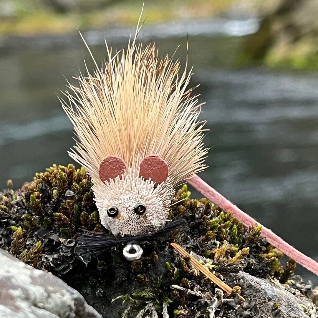 Realistic Deer Hair Mouse Fly - (pack of 3) - Etsy