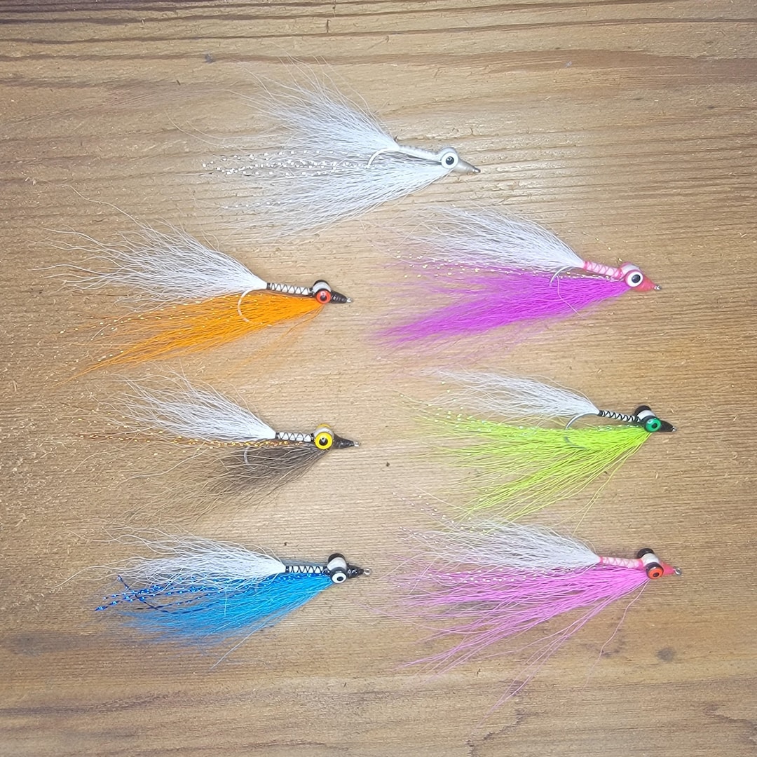 Saltwater Clouser Minnow Multiple Colors and Sizes - Etsy