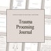 Trauma Processing Journal, PTSD Workbook, Selfcare Journal, Trauma ...