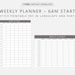 Printable PDF Weekly Schedule 6AM Start, Hourly Planner, Hourly ...