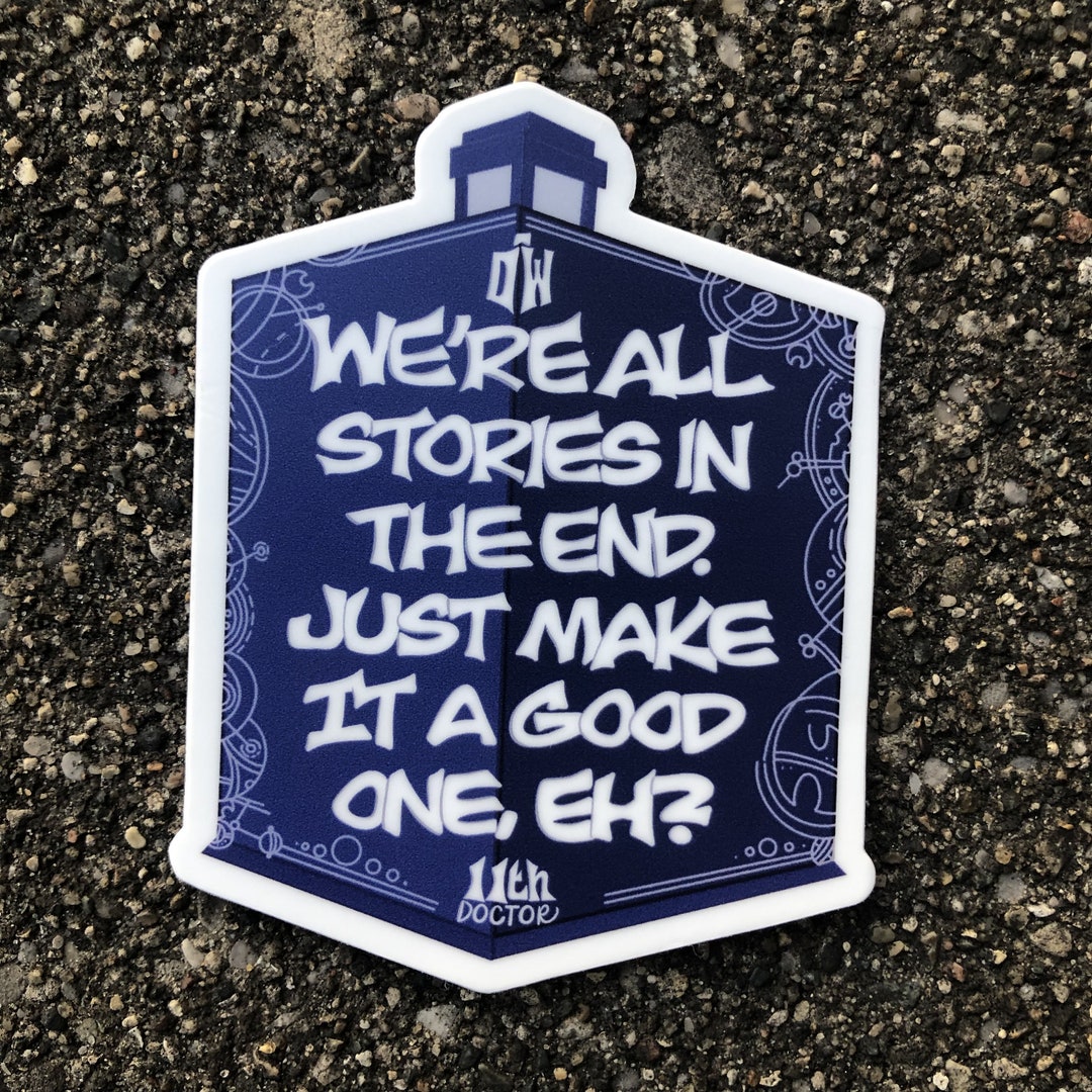 Doctor Who Inspired Vinyl Sticker | Stories | 11th Dr Inspo ...