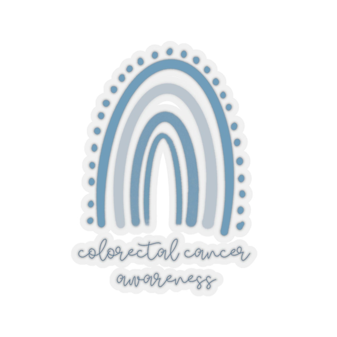 Colorectal Cancer Sticker - Etsy