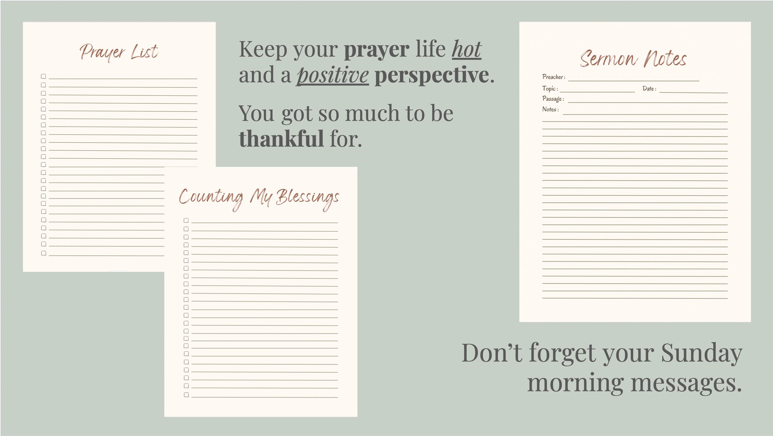 Christian Binder Template: Guided Prayer, Bible Study, Verse Mapping ...