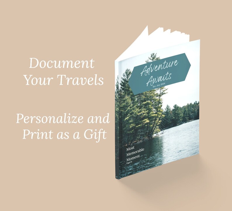Deep Blue Adventure Magazine, Travel Magazine Template, Canva Magazine ...